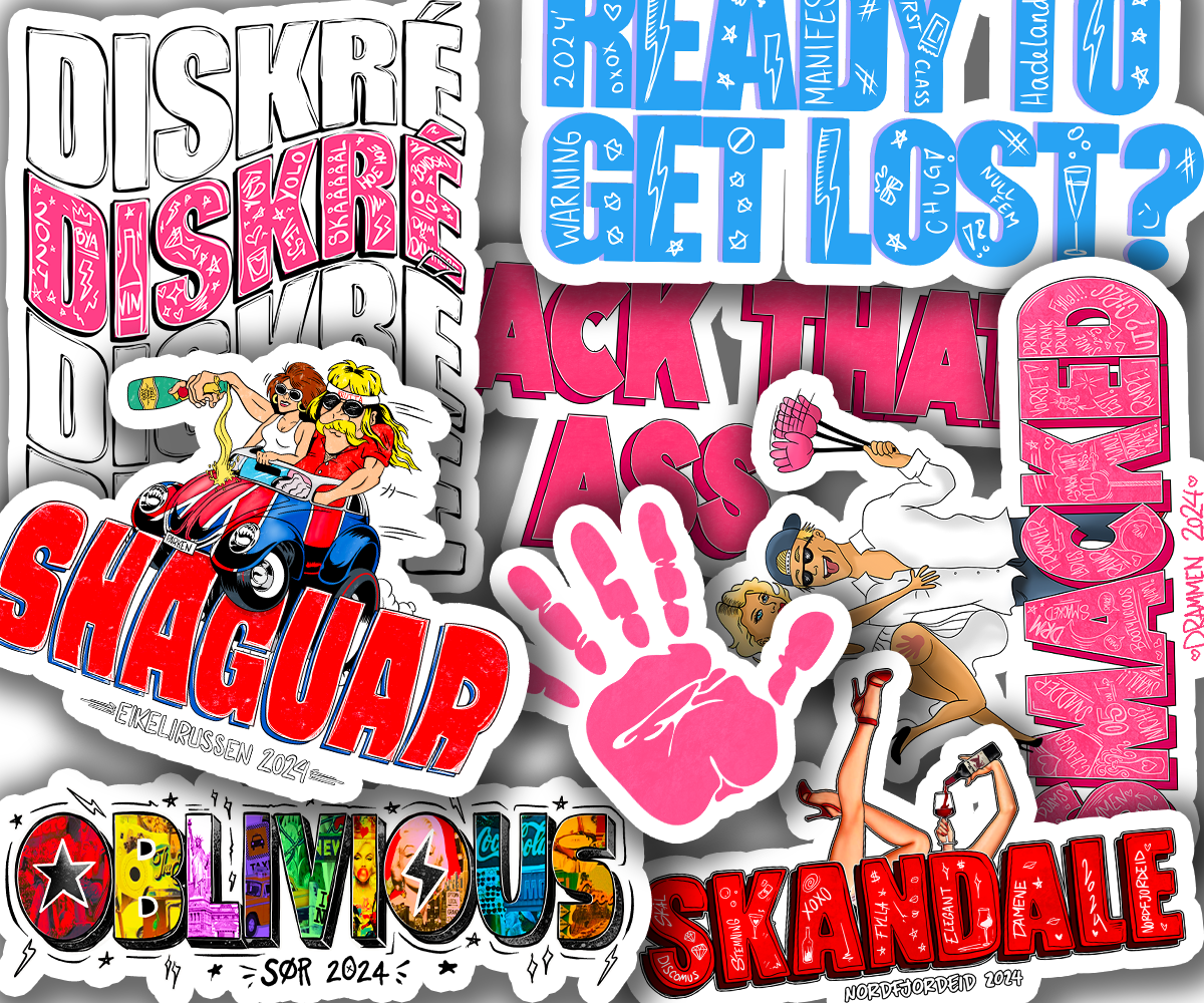 Russestickers - Bestill custom klistremerker her! – Russestickers.no